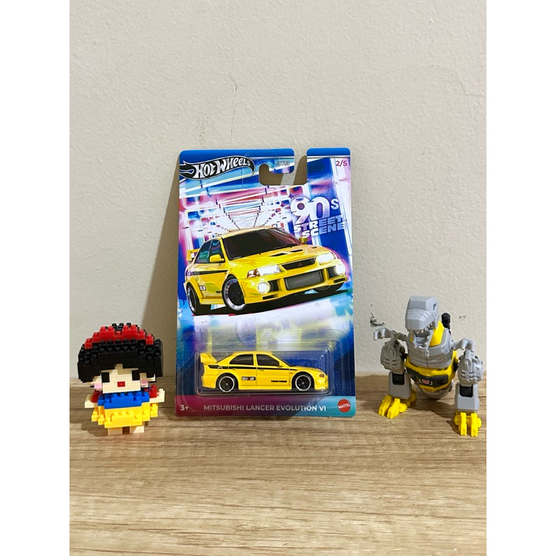 Jual Hot Wheels Mitsubishi Lancer Evo VI Kuning 90s Street Scene ...