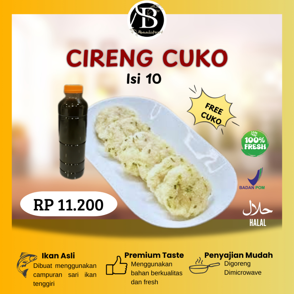 Jual Cireng isi 10 Sambal Cuko Super Pedas Cireng Salju Cireng Kuah ...