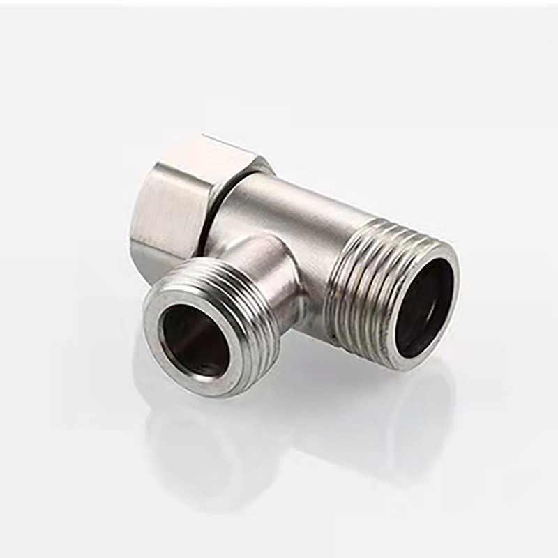 Jual Nepel T Stainless RING 1/2 inch putar 1005-Tee Kran T shower hitam ...