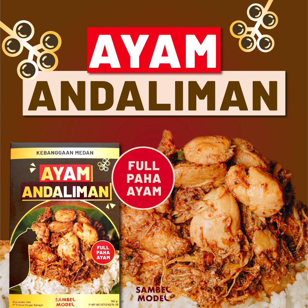 Jual SAMBEL MODEL [KEMASAN BARU] - Sambel Ayam Andaliman Khas MEDAN ...