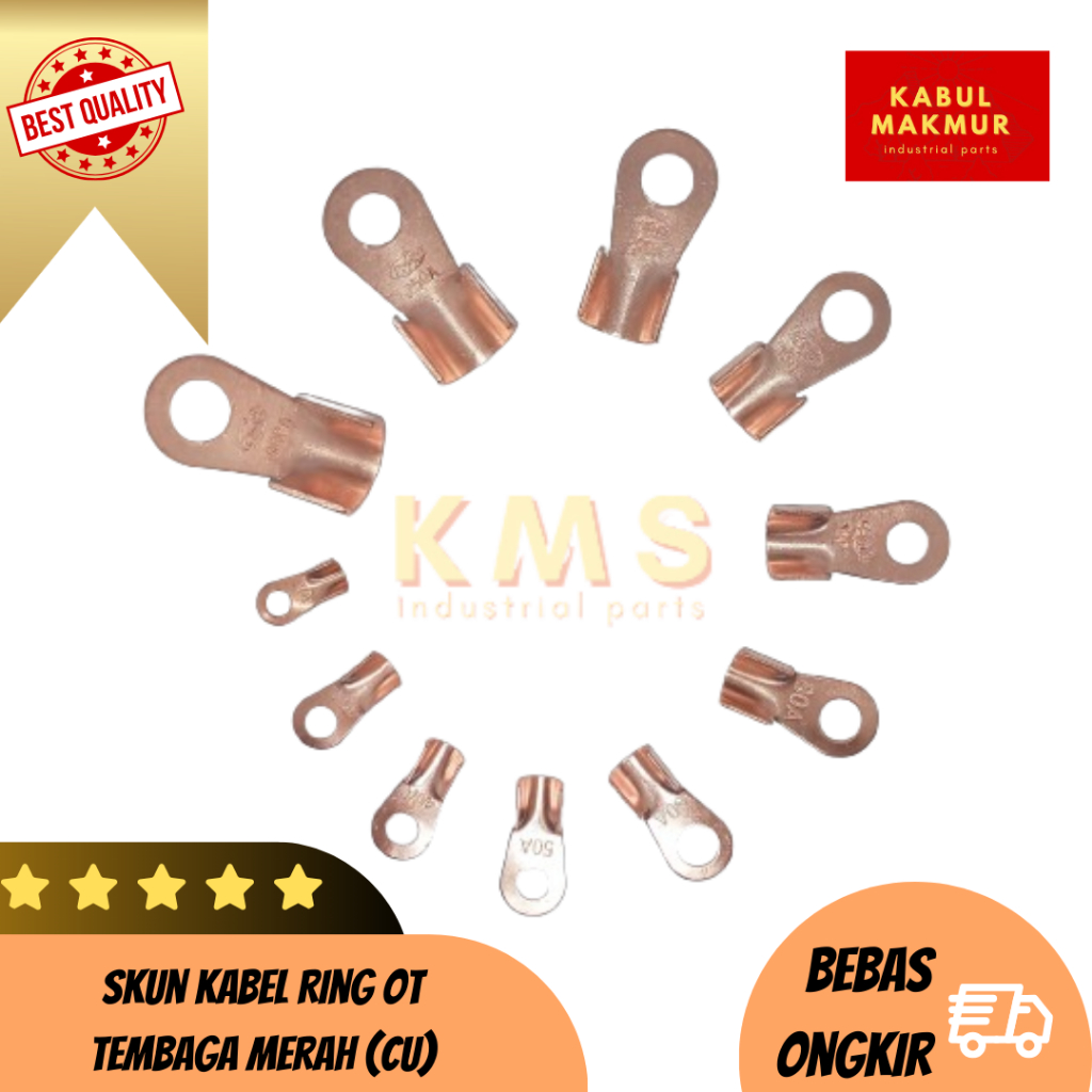 Jual Skun Kabel Ring OT Tembaga Merah (CU) 200A , 250A , 300A | Shopee Indonesia