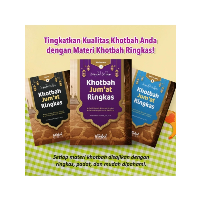 Jual Buku khotbah Jumat Ringkas( istanbul) 12 buku, inspiratif dan ...