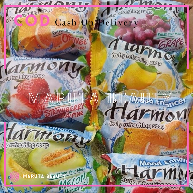Jual HARMONY FRUITY SOAP SABUN MANDI BATANG 70g ( 6pcs) | Shopee Indonesia