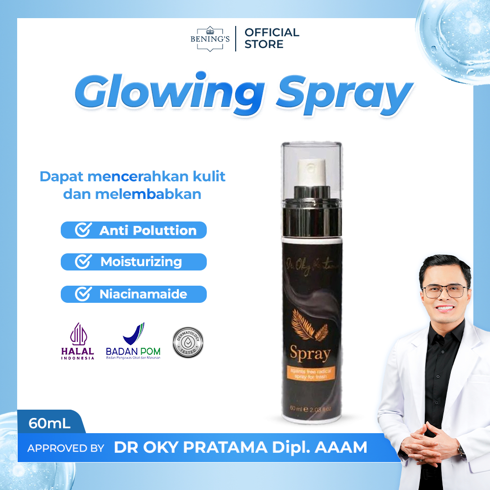 Jual BENING'S GLOWING SPRAY | FACE MIST TERBAIK | MENYEGARKAN ...