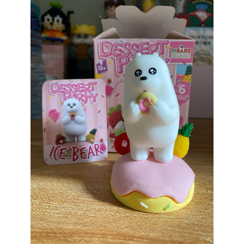 Jual Miniso Dessert Party We Bare Bear - Ice Bear Figure | Shopee Indonesia