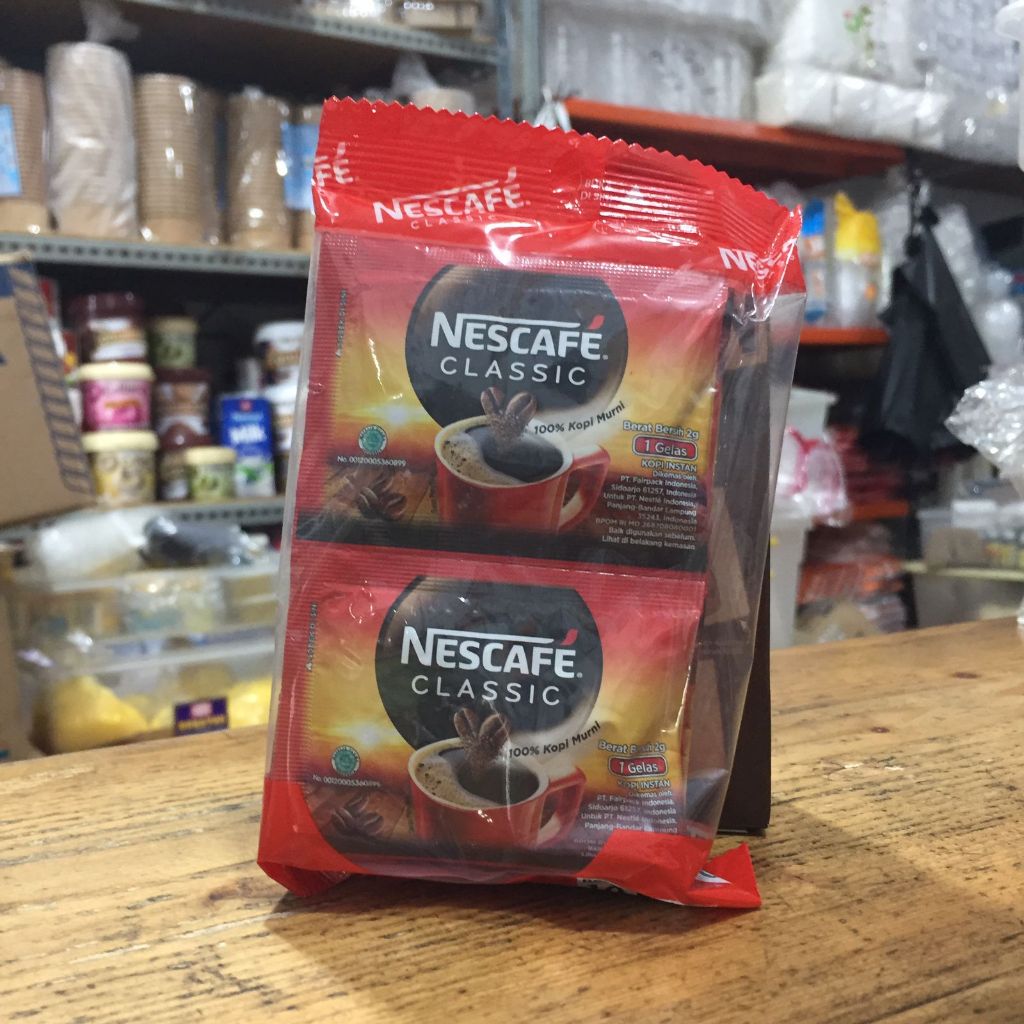 Jual Nescafe Classic Renceng (10 Sachet) | Shopee Indonesia