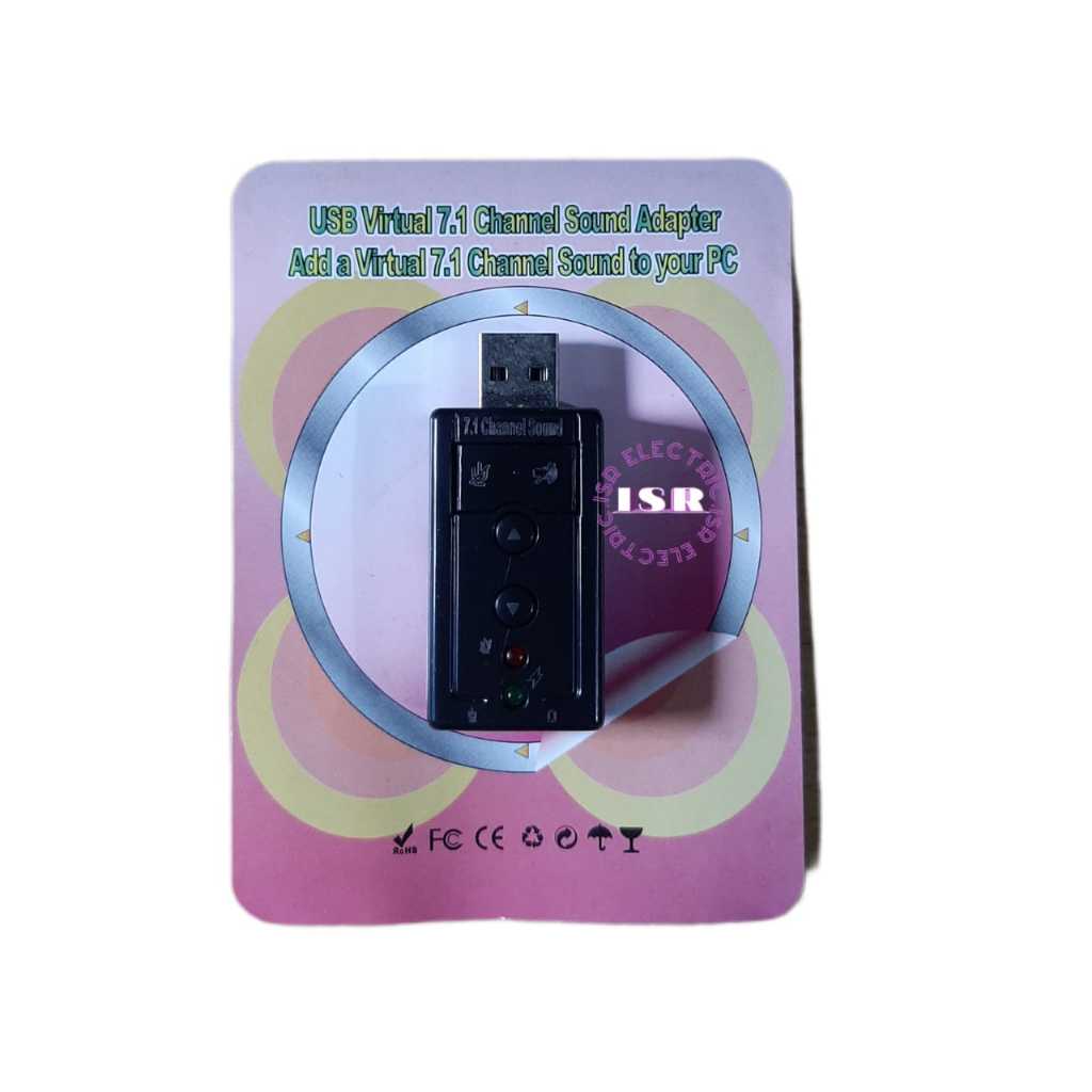Jual Soundcard 7.1 Converter USB to 3.5mm Aux Adapter External Sound ...