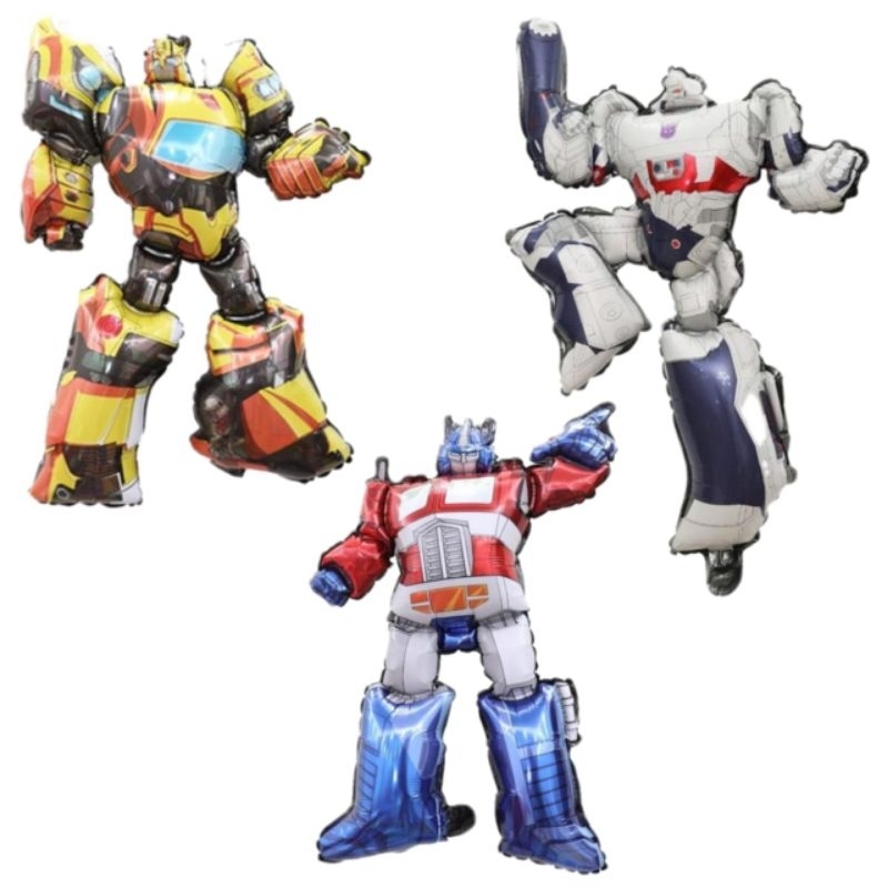 Jual Balon foil jumbo karakter robot transformer transformers megatron ...