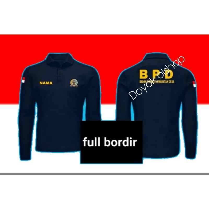 Jual kaos bpd pdh bpd lakos katun bpd polo shirt bpd polo katun bpd ...