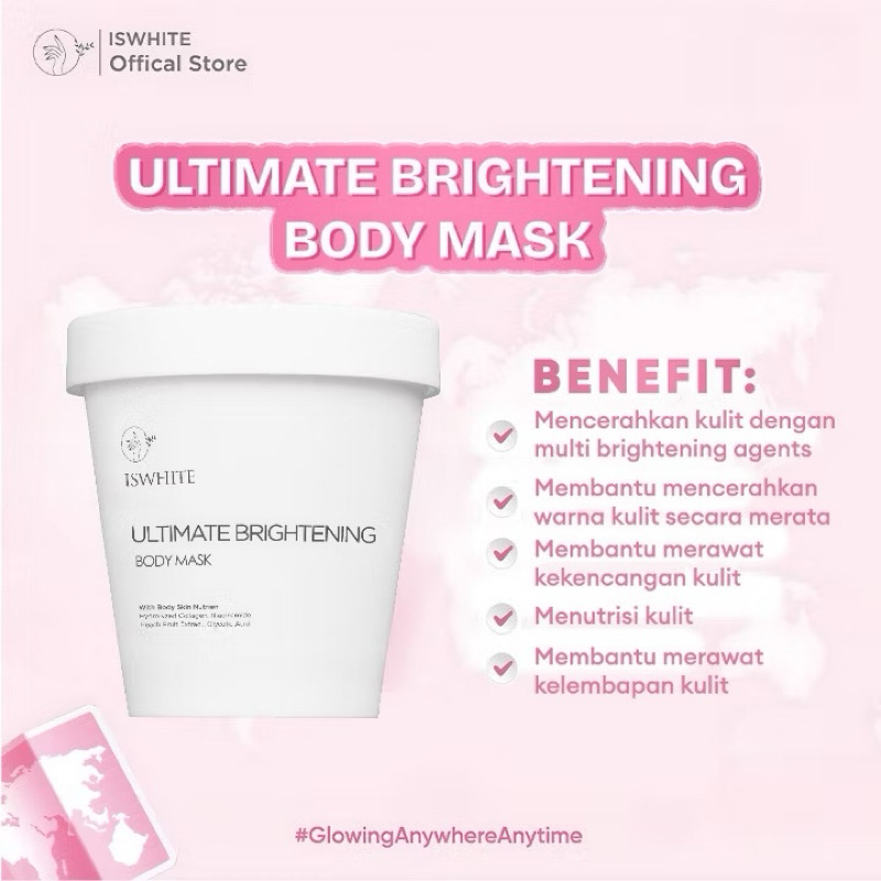 Jual NEW ISWHITE Perfect Ultimate Body Mask 209ml - Masker Badan yang ...