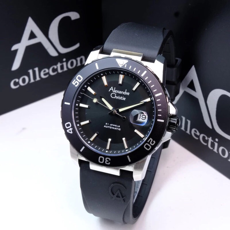 Jual JAM TANGAN PRIA ALEXANDRE CHRISTIE AC 6141/ AC 6141 AUTOMATIC ...