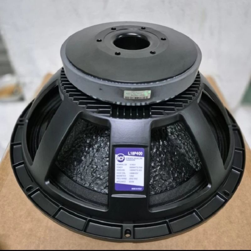 Jual Komponen speaker RCF L18P400 18inch subwoofer baru daun kulit ...