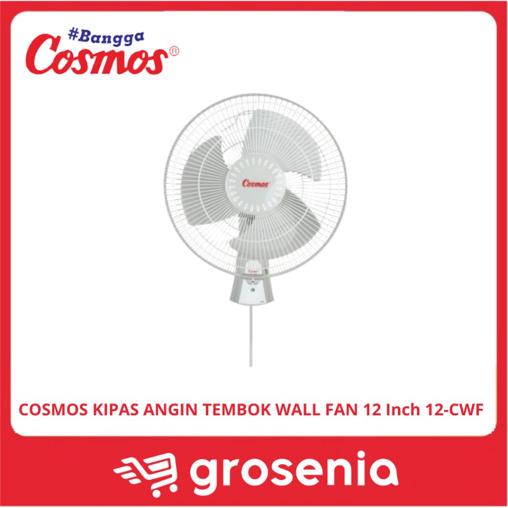 Jual COSMOS Kipas Angin Tembok Wall Fan 12 Inch 12-CWF | Shopee Indonesia