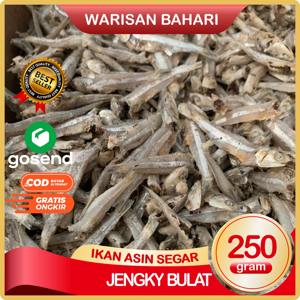 Jual Teri Jengky Bulat Ikan Asin Teri Super Bersih Segar Dan Fresh 250 Gram | Shopee Indonesia