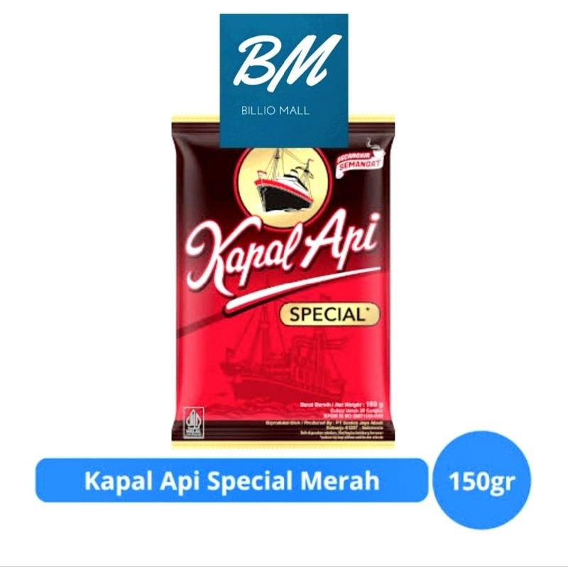 Jual Kopi Kapal Api Special 150 gr Pure Coffee | Shopee Indonesia