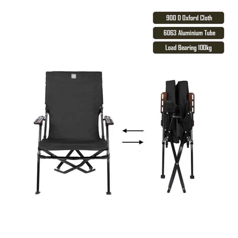 Jual Kursi Lipat Camping SHINETRIP Portable Chair Kursi Mancing Santai ...