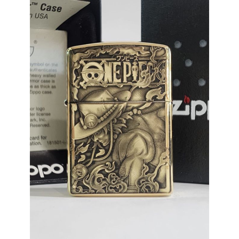 Jual Original Zippo Armor One Piece 2 sisi | Shopee Indonesia