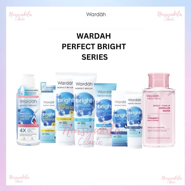 Jual Wardah Perfect Bright Series | Pore Perfecting C-Glow Serum | Creamy Foam Bright Oil ...