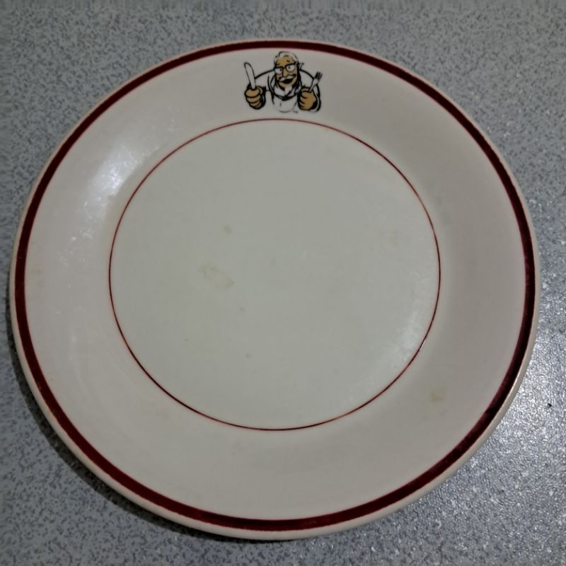Jual Piring Keramik Ayam KFC original vintage jadul | Shopee Indonesia