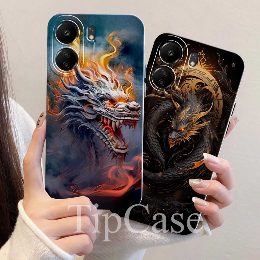 Jual Softcase Redmi 13C 13 12C 12 Case Pelindung Camera Motif Naga ...