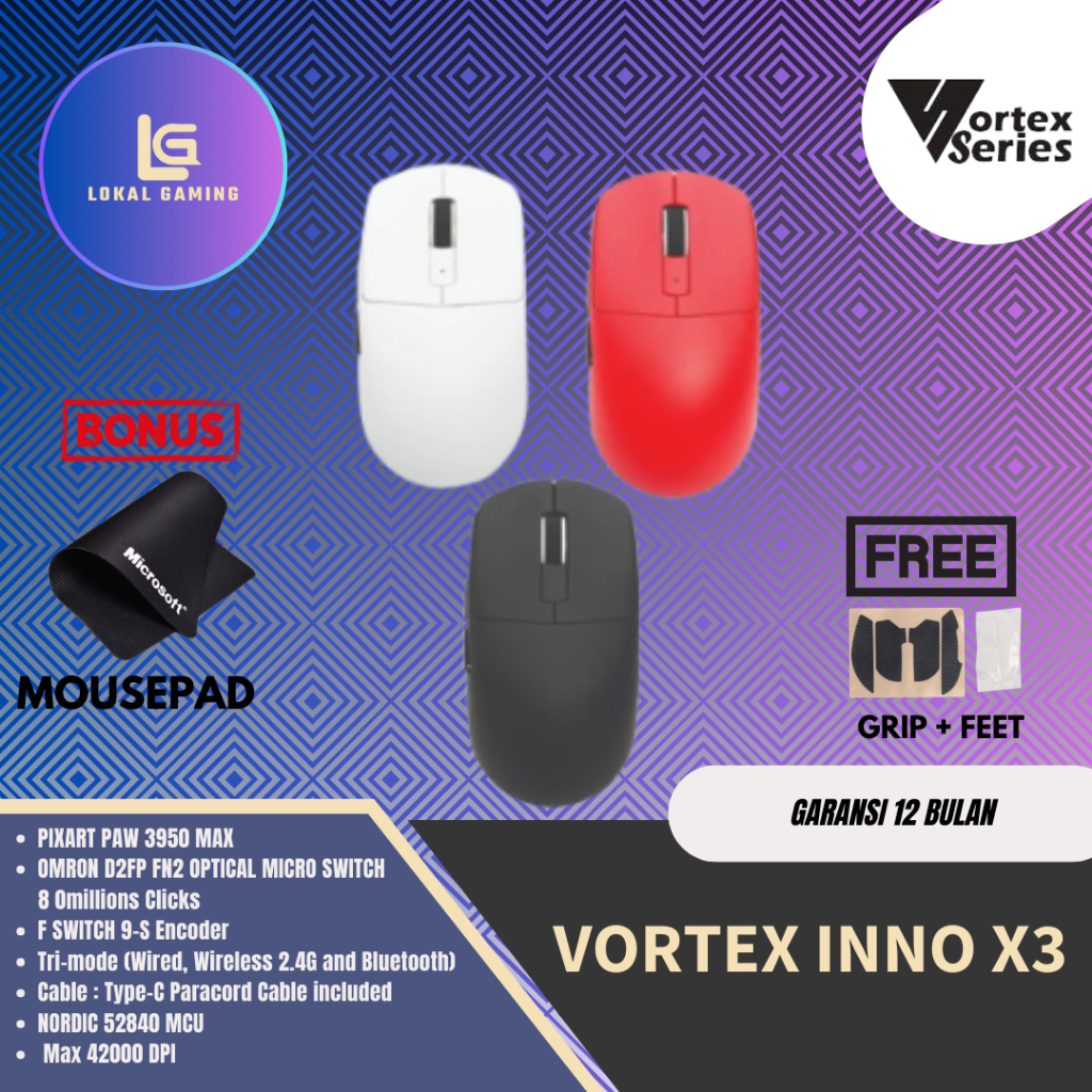 Jual VortexSeries Vortex Inno X3 / Inno X3 Pro Ultra Lightweight ...