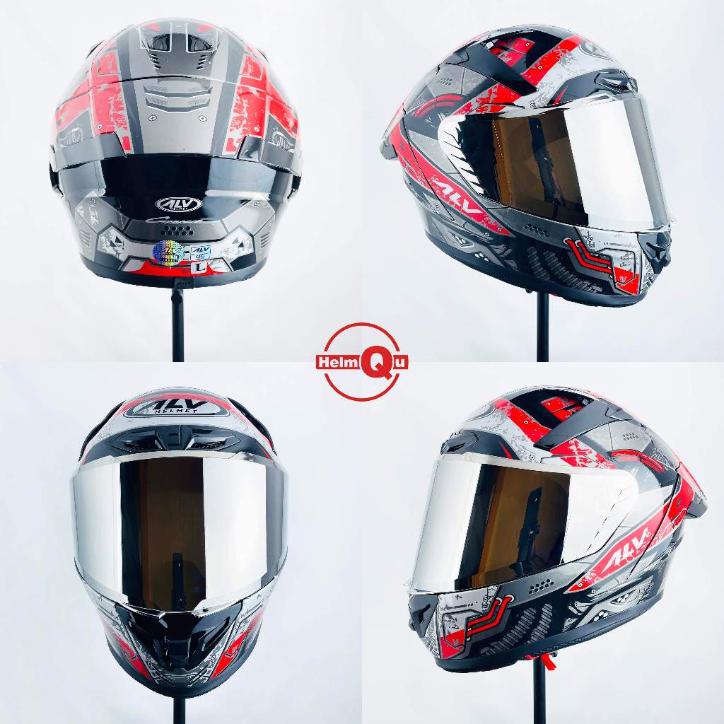 Jual HELM ALV GENESIS CYBORG SERIES | HELM FULLFACE STANDAR SNI 100% ...