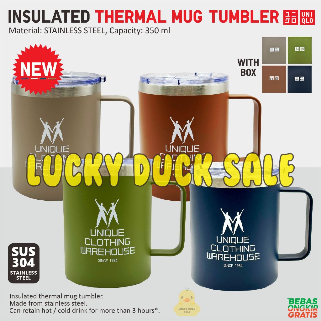 Jual UNIQLO Mug Arigato Tumbler Uniqlo Limited Edition Anniversary ...