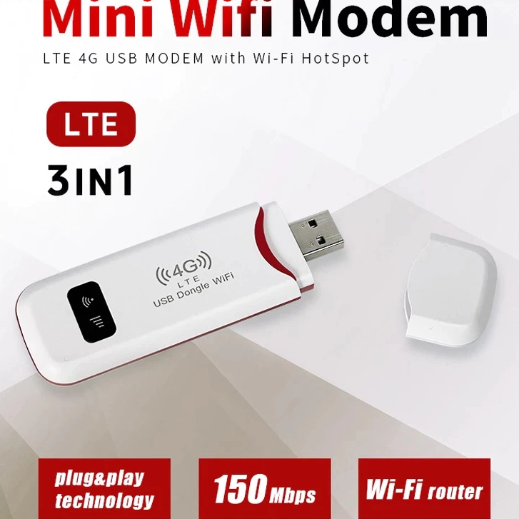 Jual Modem WIFI USB 4G 3G Unlock All Operator Support Laptop Komputer ...