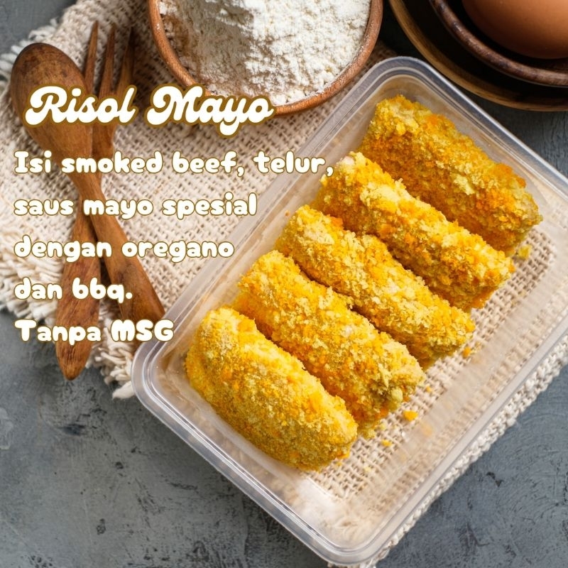 Jual Risol Mayo Bumbu Spesial Oregano Frozen Siap Goreng | Shopee Indonesia