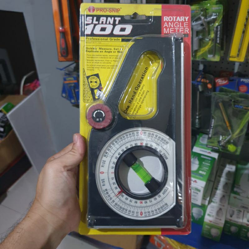 Jual Rotary angle meter slant 100 putar PROSNIP ALAT UKUR KEMIRINGAN ...