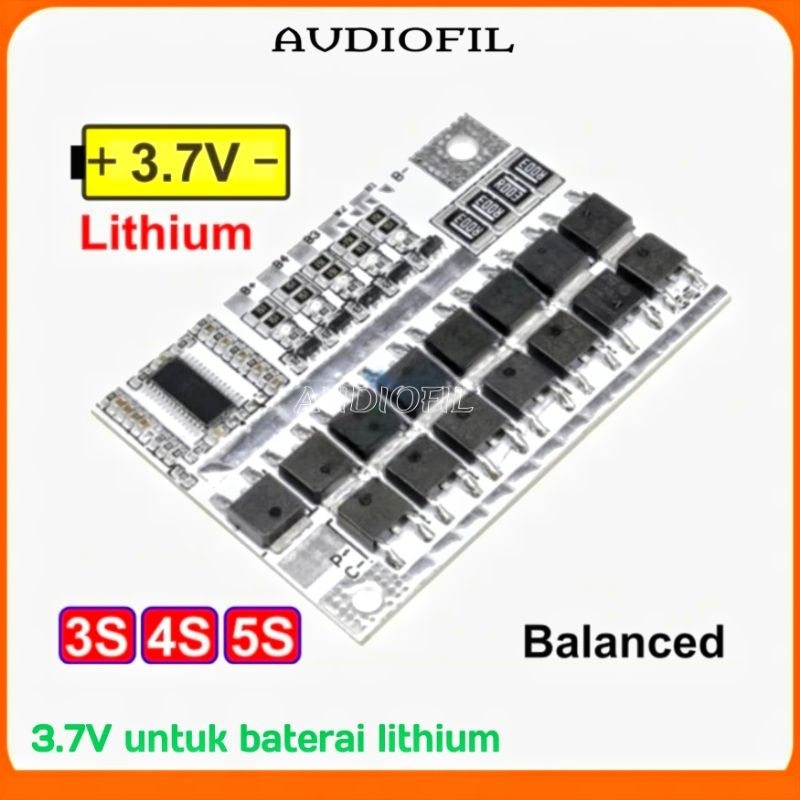 Jual BMS 3S-4S-5S 100A Li-ION LITHIUM BMS PROTECTION BOARD | Shopee Indonesia