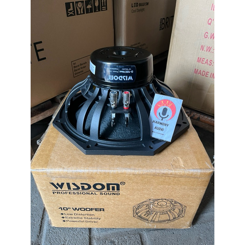 Jual Speaker Komponen Wisdom D10C Neo 10in Original Component D-10C D ...