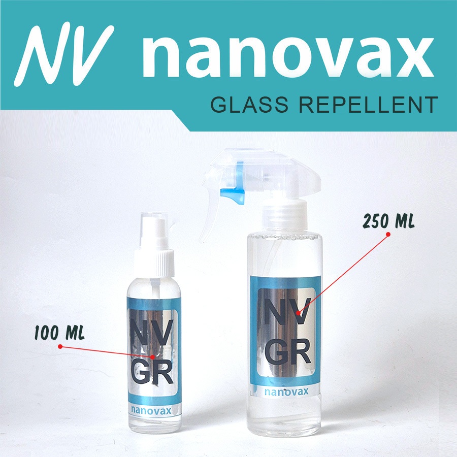 Jual NV Nanovax GLASS REPELLENT NVGR NV GR Reppelent Kaca Anti Air ...