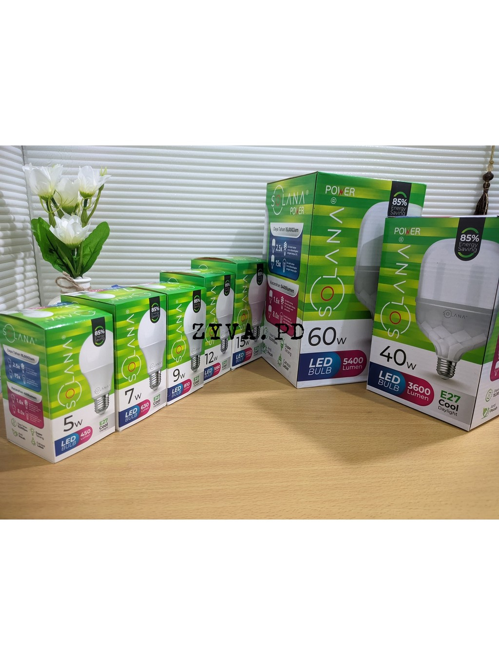 Jual LAMPU 40 WATT TERANG / LAMPU LED SOLANA 40 WATT / LAMPU SOLANA ...