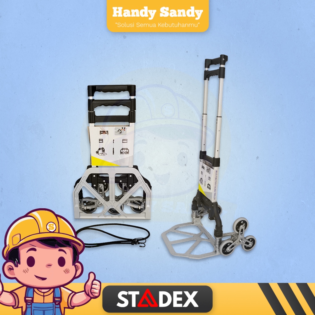 Jual STADEX Troli Barang Multifungsi 6 Roda berbahan Aluminium ...