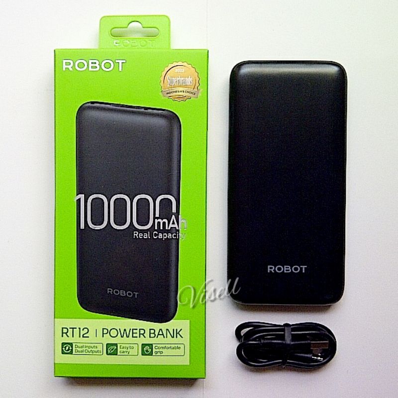Jual Power Bank Robot 10000 mAh standard | Shopee Indonesia