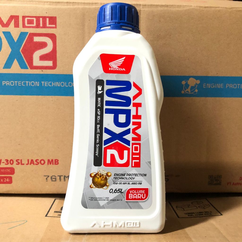Jual OLI AHM MPX2 PERBOTOL 10W-30 (650ML) | Shopee Indonesia