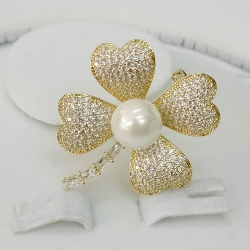 Jual Bros Rhodium lapis emas 18k Mutiara Air Tawar Asli Lombok ...