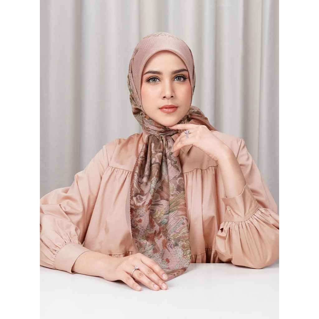Jual Buttonscarves Yucca Voile Square | Shopee Indonesia