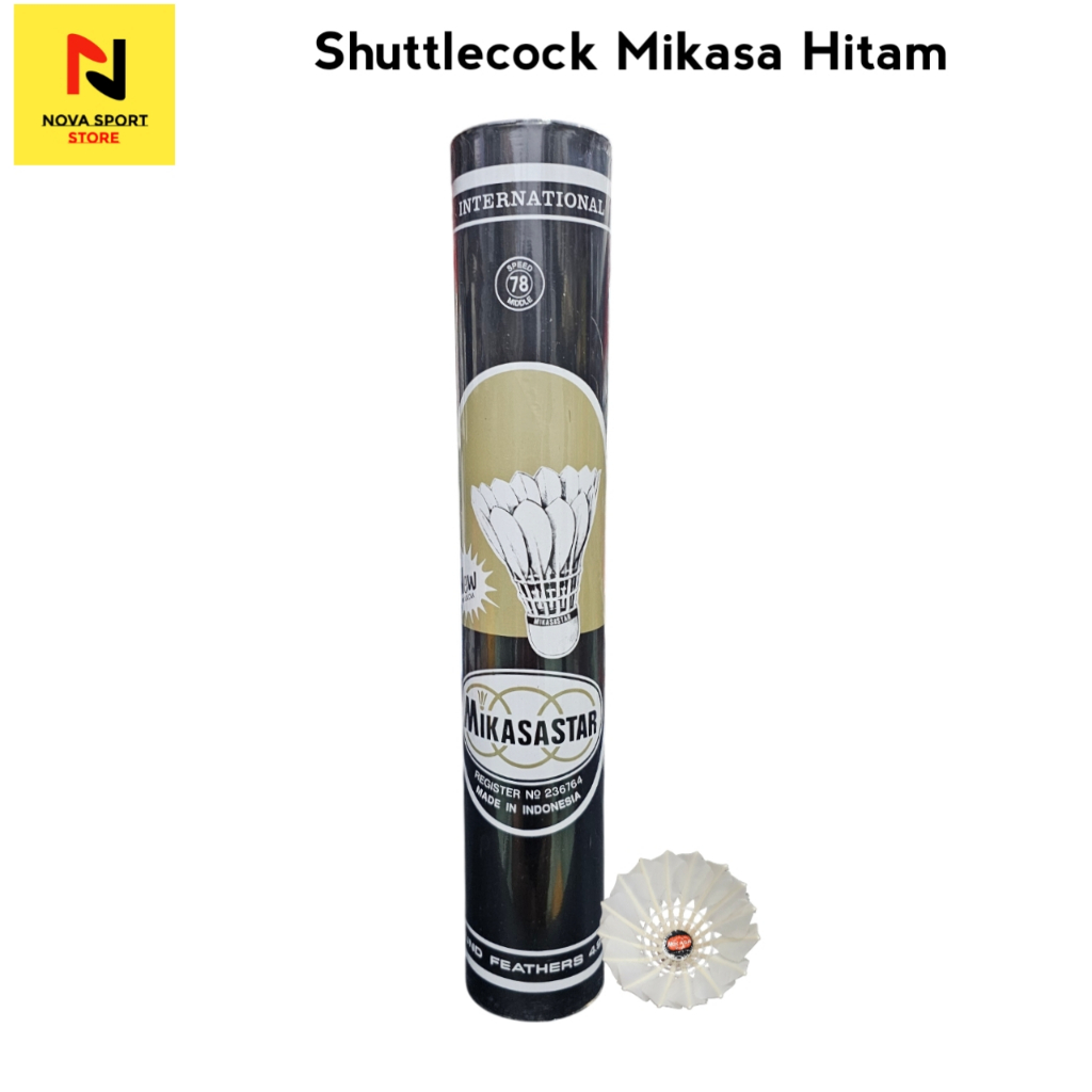 Jual Shuttlecock Badminton Mikasa Star Hitam | Shopee Indonesia