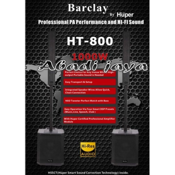 Jual Barclay HT-800 Audio 1000W | Shopee Indonesia