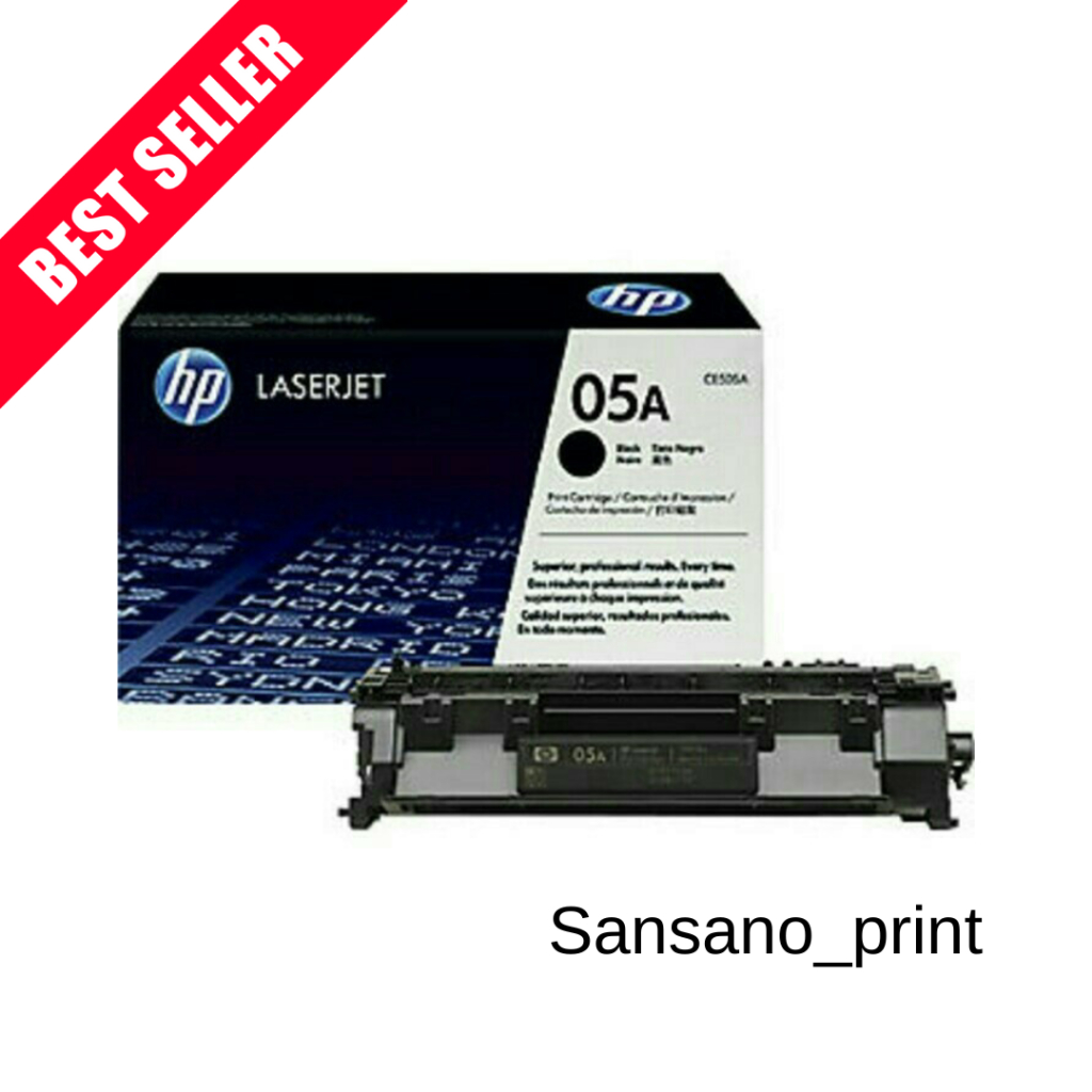 Jual Tinta Toner Hp Laserjet 05A Black Cartridge CE505A | Shopee Indonesia