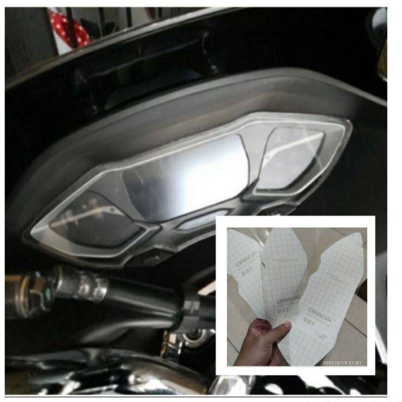Jual Stiker Spidometer PCX 160 Antigores Spidometer PCX 160 Transparan ...