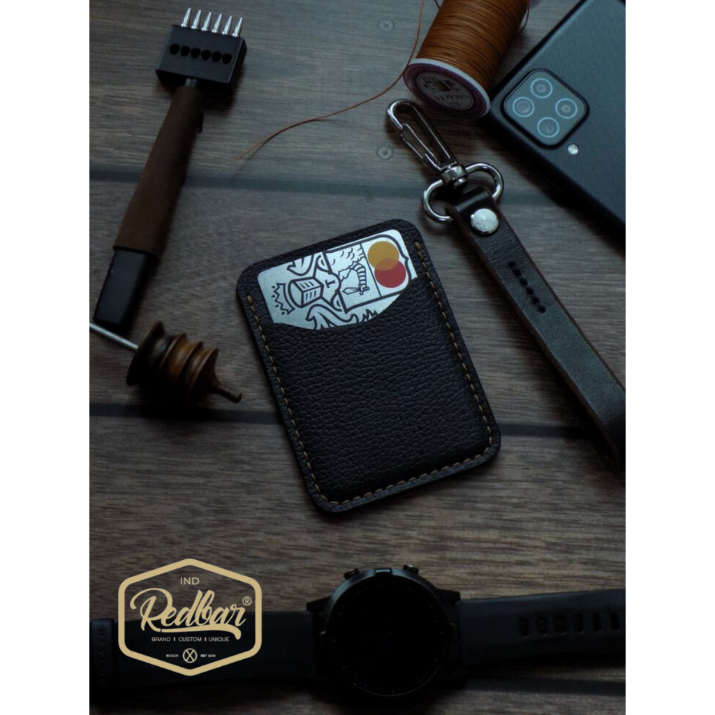 Jual Dompet Kartu Bisa Custom Nama Logo Satuan Vintage Elegan Klasik ...