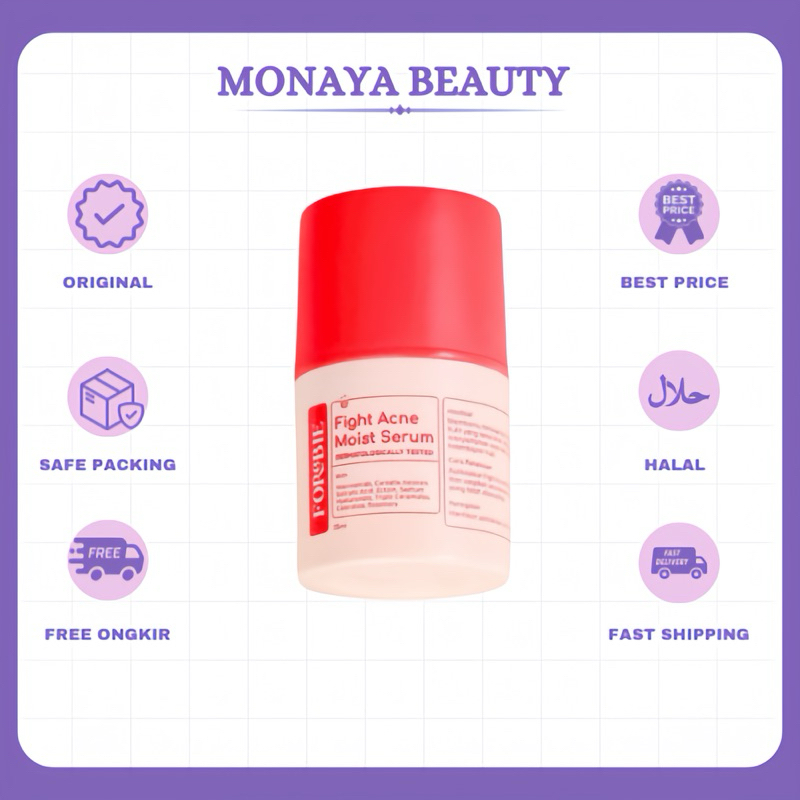 Jual [New Packaging] Forebie Fight Acne Moist Serum 35ml | Shopee Indonesia