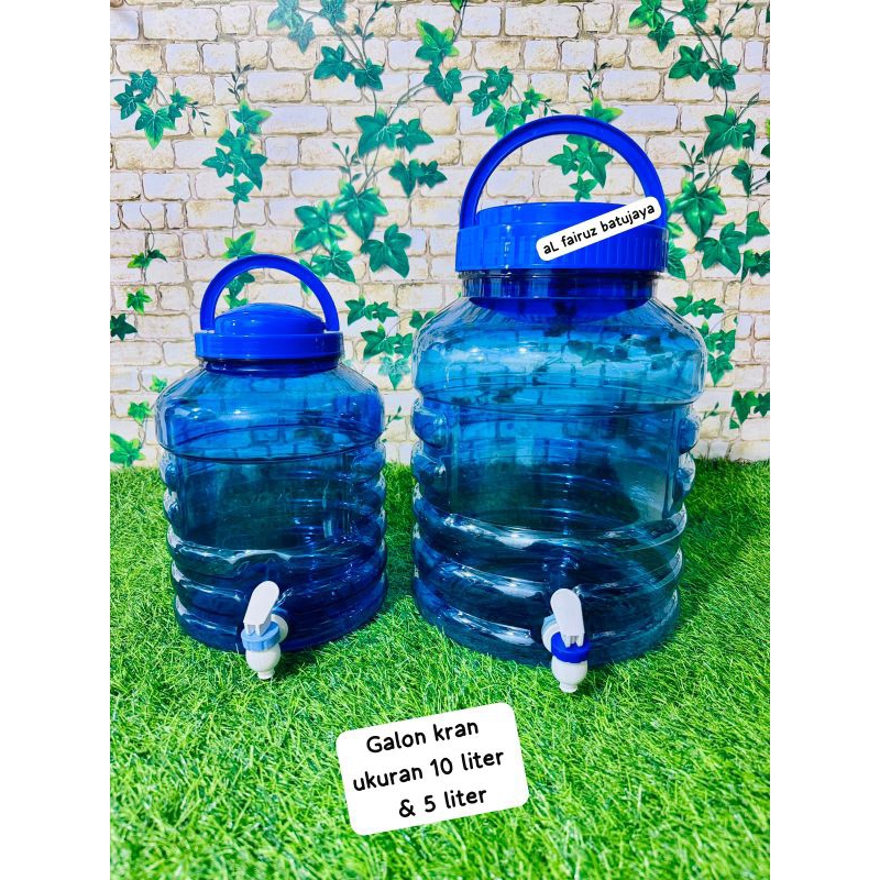 Jual Galon kran ukuran 10 liter dan 5 liter / galon air minum / galon ...
