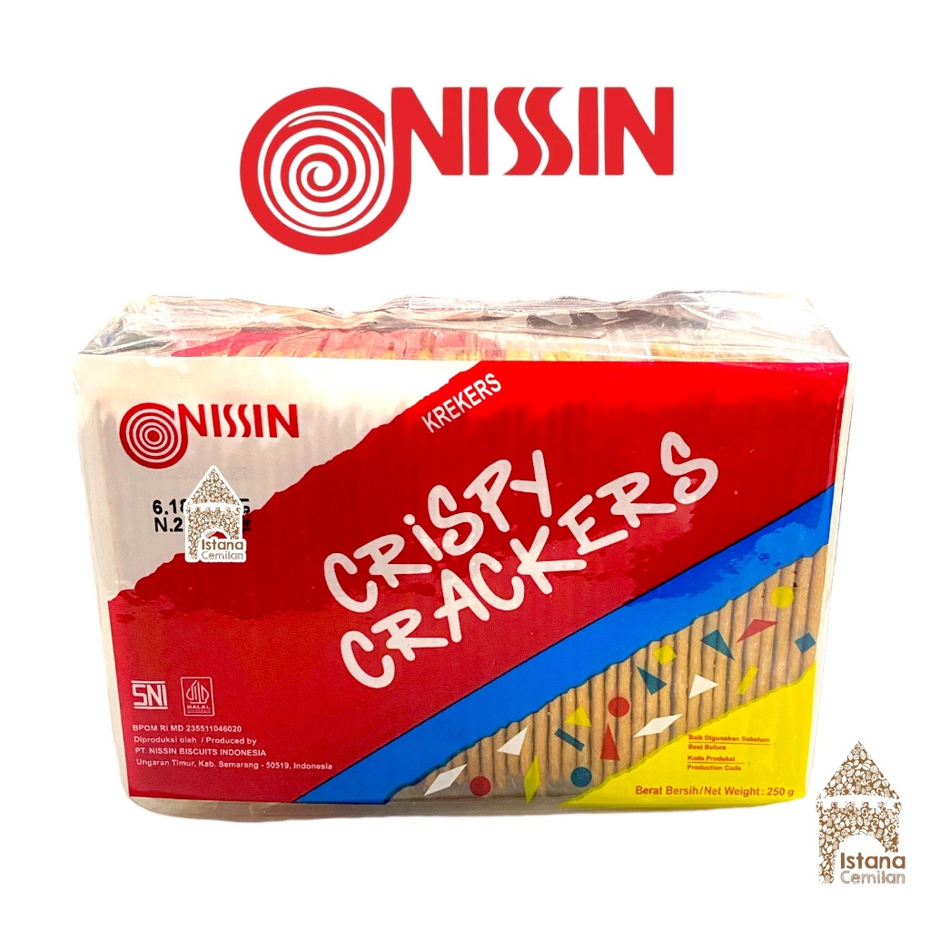 Jual Nissin Crispy Crackers 250 Gram . Biskuit Asin | Shopee Indonesia