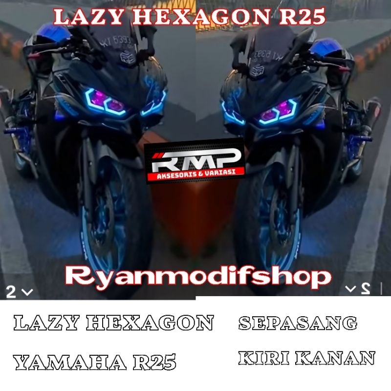 Jual HEXA FRAME R25 OLD DAN R25 NEW LAZY HEXAGON YAMAHA R25 OLD LAMA ...