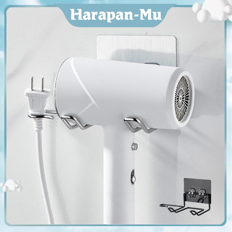Jual Gantungan Hair Dryer Stainless Rak Hair Dryer Tempat Hair Dryer Dinding Tempat Pengering ...