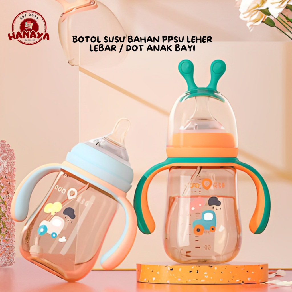 Jual Botol Susu Model Telinga Bahan PPSU Leher Lebar / Dot Anak Bayi ...